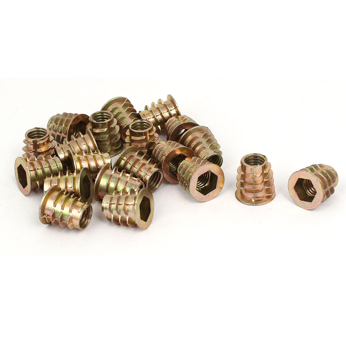 Uxcell M8 x 15mm Hex Socket Head Insert Screws E-Nuts Furniture ...