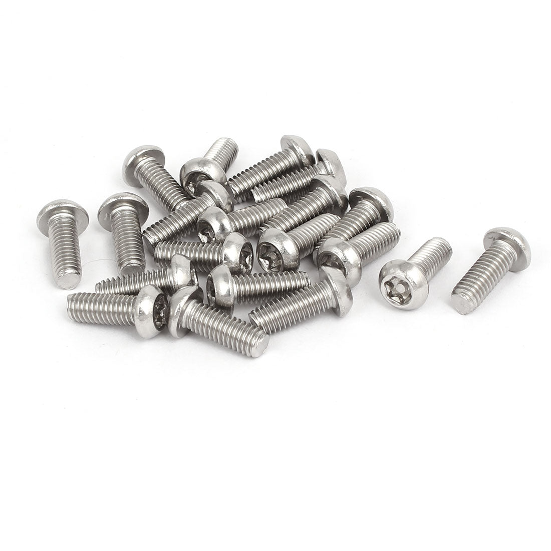 Uxcell M6x16mm 304 Stainless Steel Button Head Torx Security Tamper Proof Screws 20pcs | Harfington
