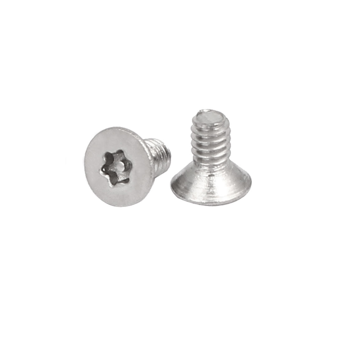 Uxcell Flat Head Torx Screws M2*4mm 304SUS 100pcs | Harfington