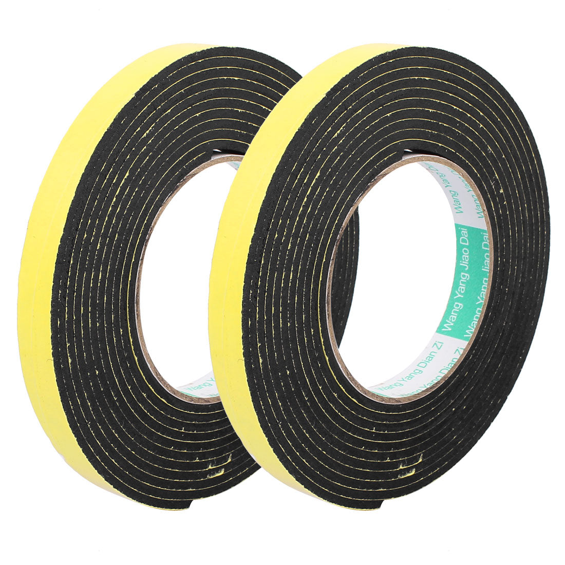 Uxcell 2pcs 15mm x 3mm Single Sided Self Adhesive Shockproof Sponge ...