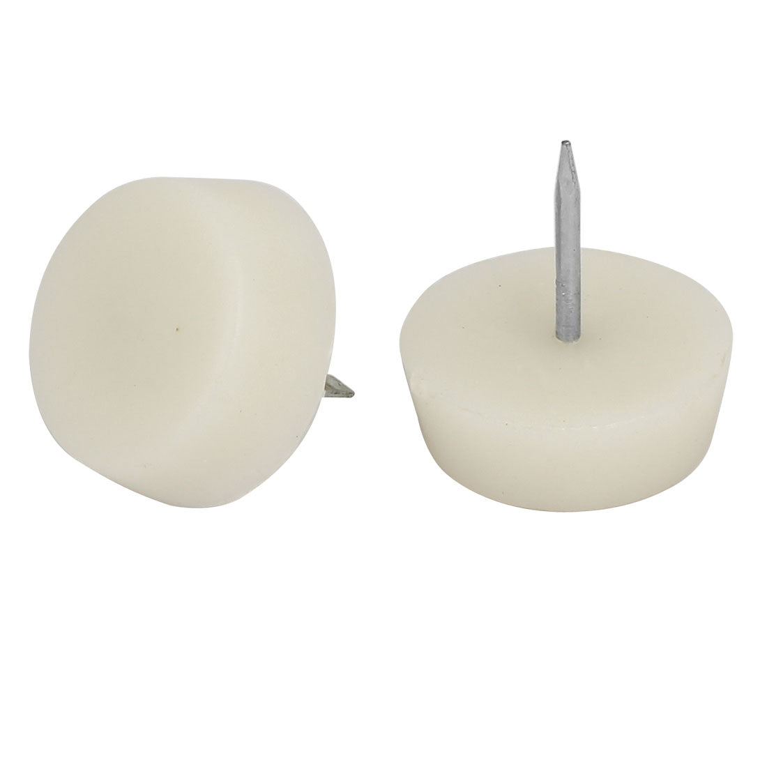 Uxcell Furniture Legs Feet 26mm Dia Plastic Nail-on Slider Tack Glides ...