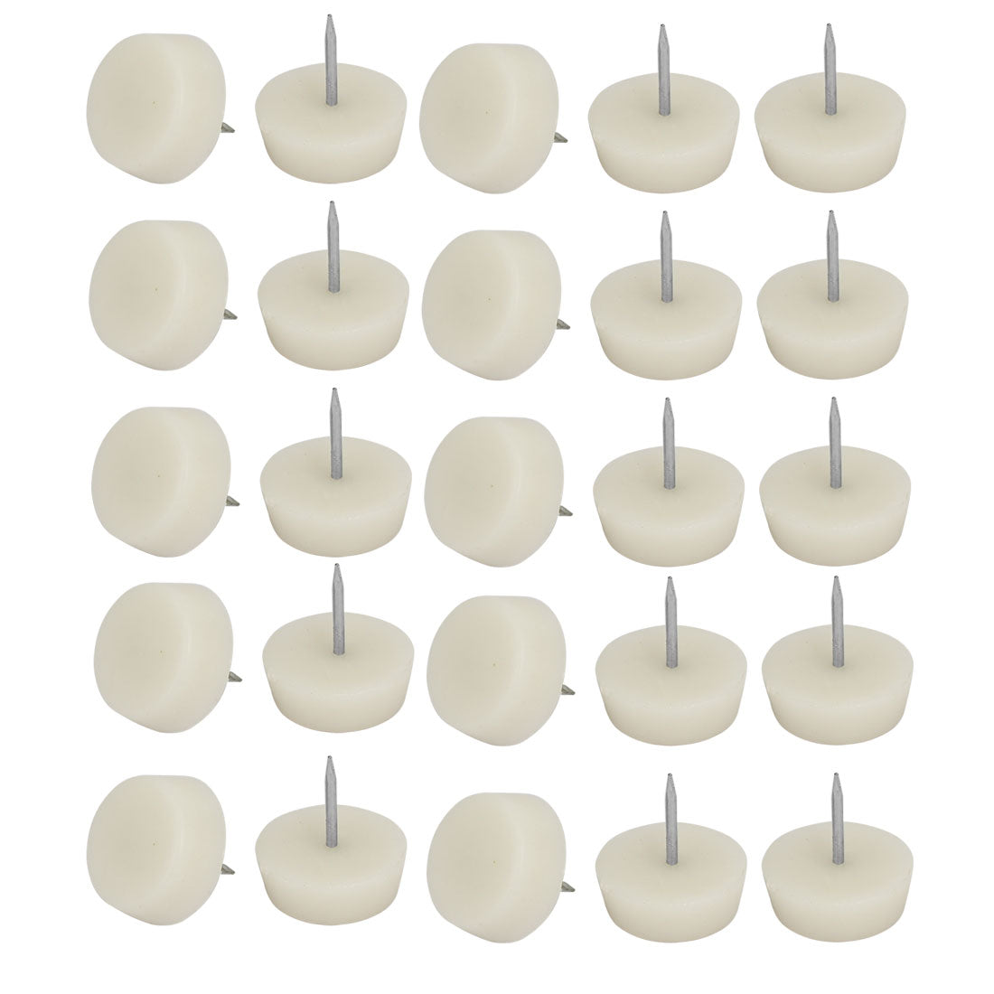Uxcell Furniture Legs Feet Plastic Nail-on Slider Tack Glides Protector ...