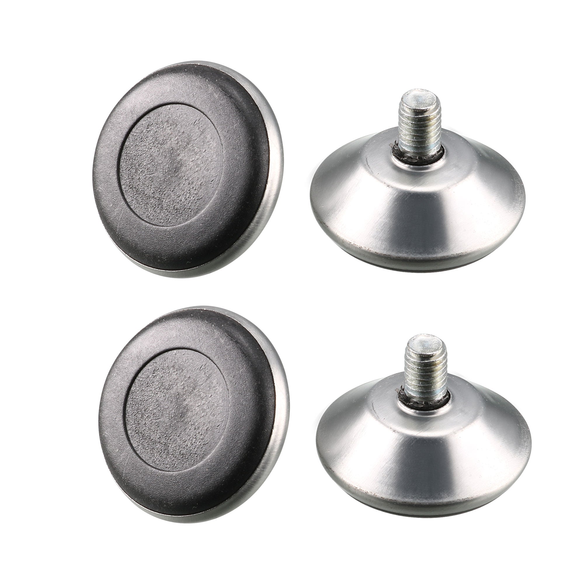 Uxcell M8 x 8mm Furniture Table Plastic Base Adjustable Leveling Feet ...