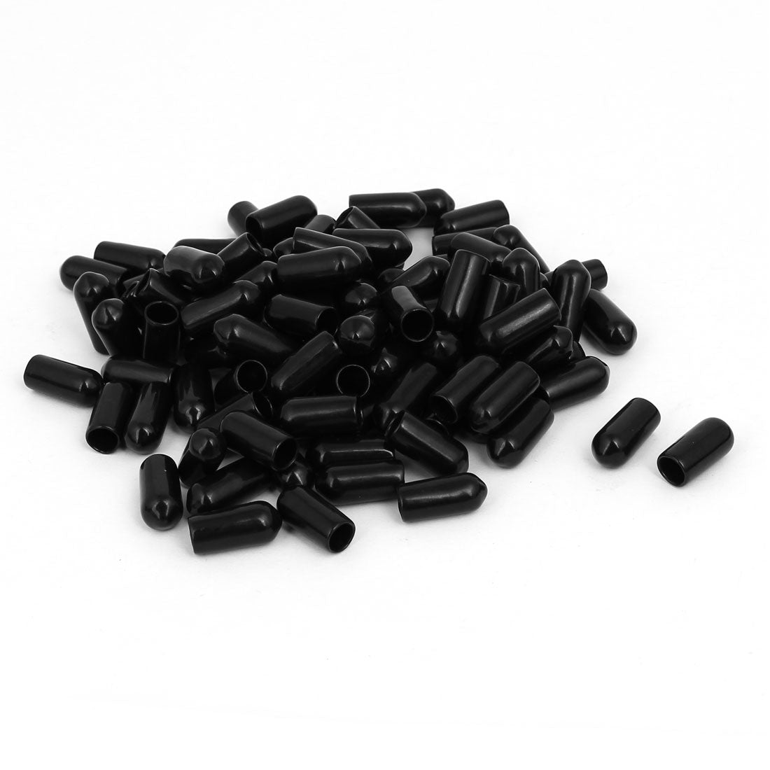 Uxcell 6mm Inner Dia Rubber Hose End Cap Screw Thread Protector Cover ...