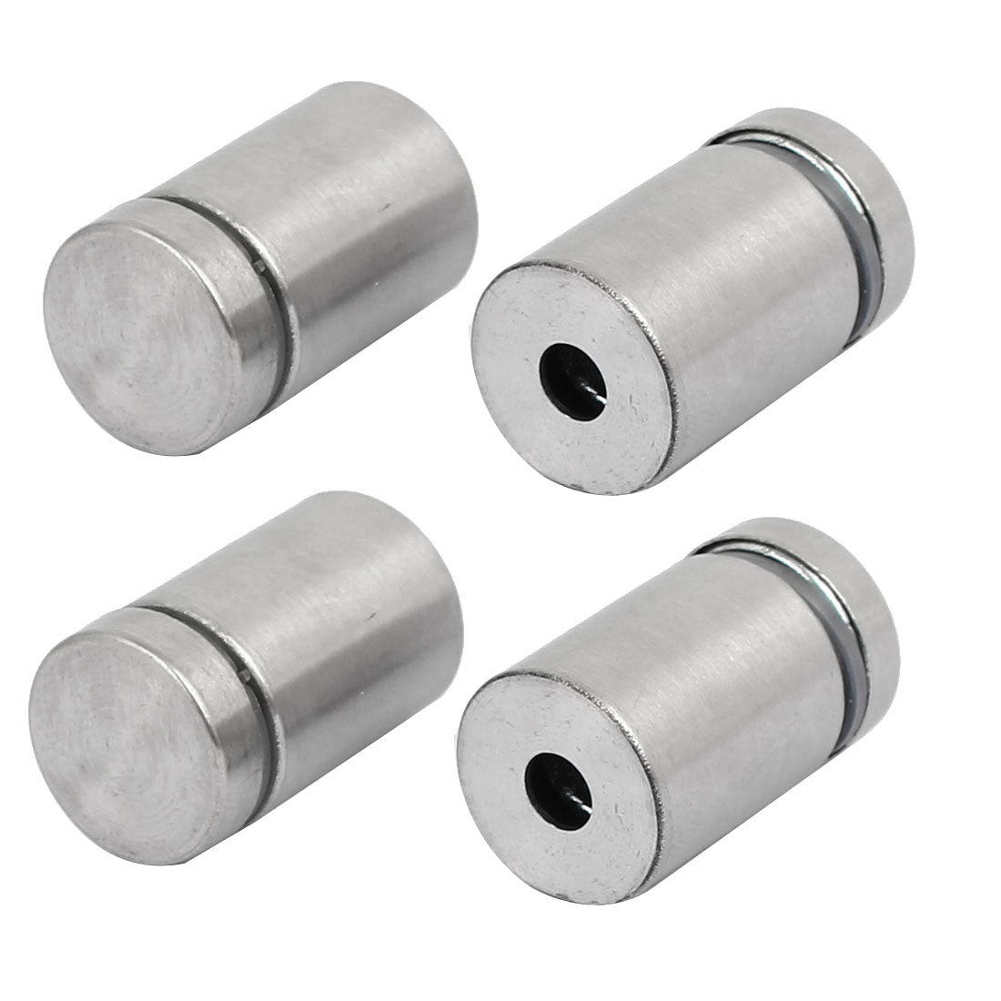 Uxcell 16mmx25mm Stainless Steel Glass Table Spacers Standoff Fixing ...