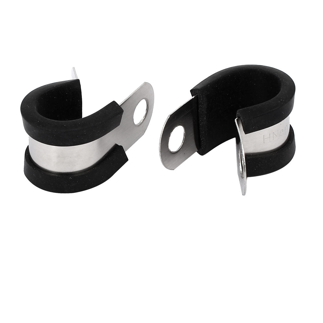 Uxcell 16mm Dia EPDM Rubber Lined P Clips Water Pipe Tube Clamps Holder ...