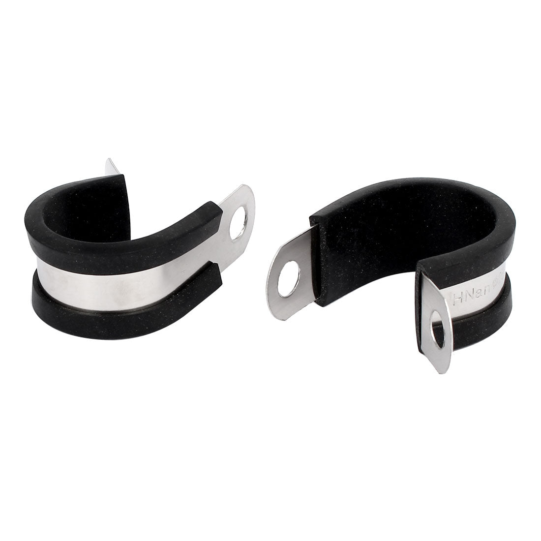 Uxcell 25mm Dia EPDM Rubber Lined P Clips Water Pipe Tube Clamps Holder ...