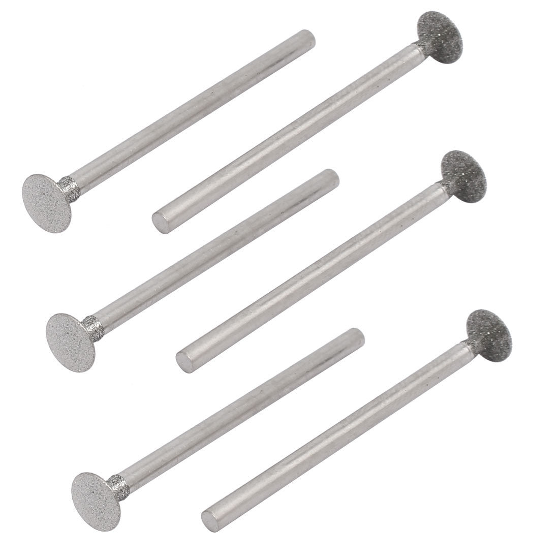 Uxcell 2.35mmx6mm Diamond Coated Disc Shape Head Grinding Mandrel ...