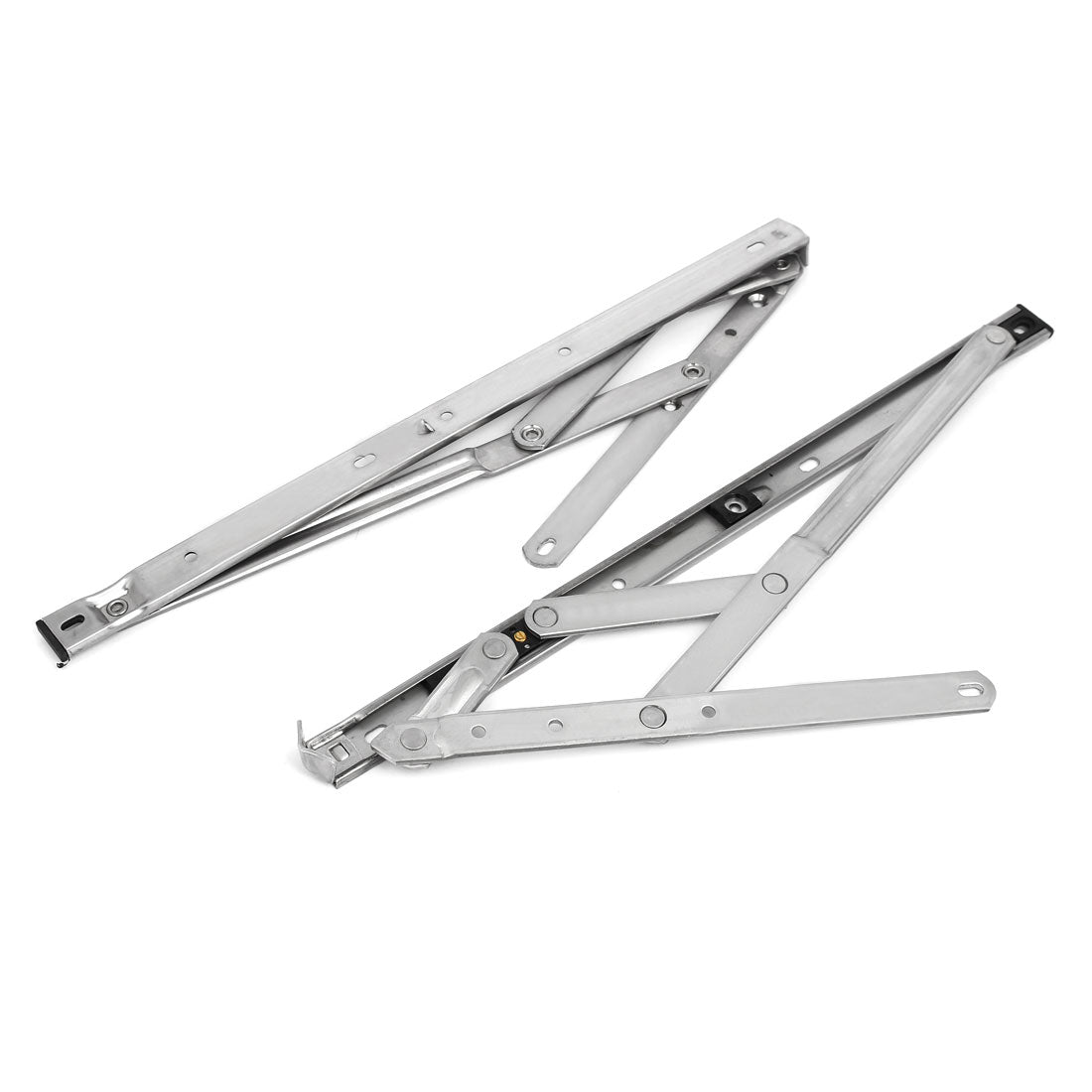Uxcell 304 Stainless Steel 16-inch Casement Window Friction Hinge 4 Bar ...