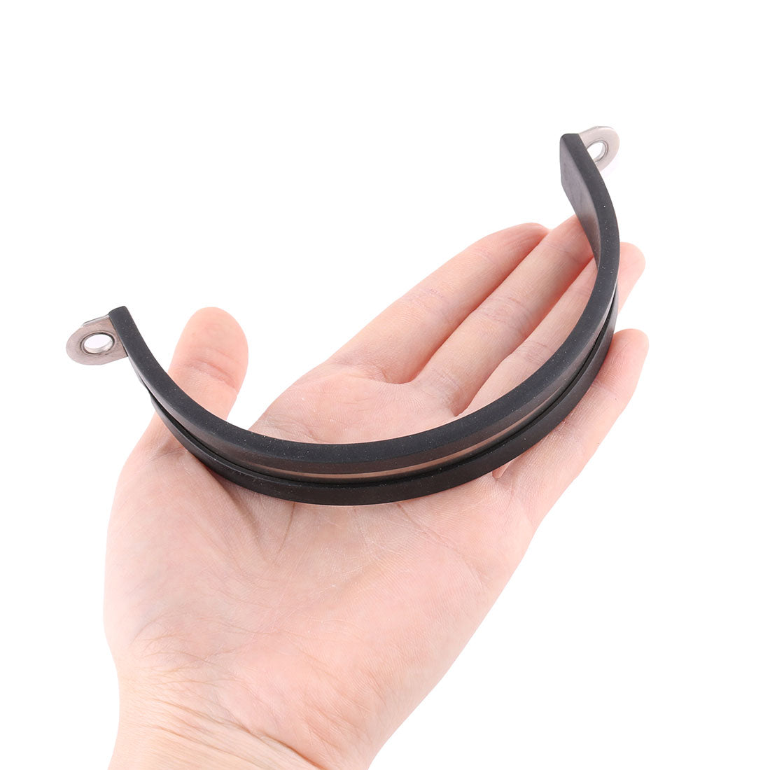 Uxcell 75mm Dia Rubber Lined U Shaped Wire Cable Hose Pipe Clamps Clips ...