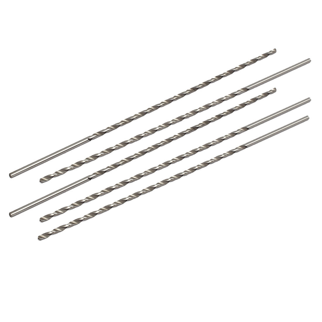 Uxcell 3mm Dia 200mm Long HSS Straight Round Shank Twist Drill Bit ...