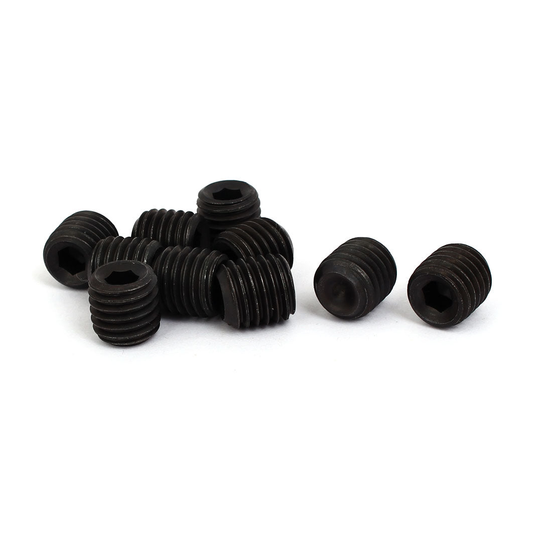 Uxcell M14 Dia 10.9 Grade 14mm Long Cup Point Head Hex Socket Grub ...