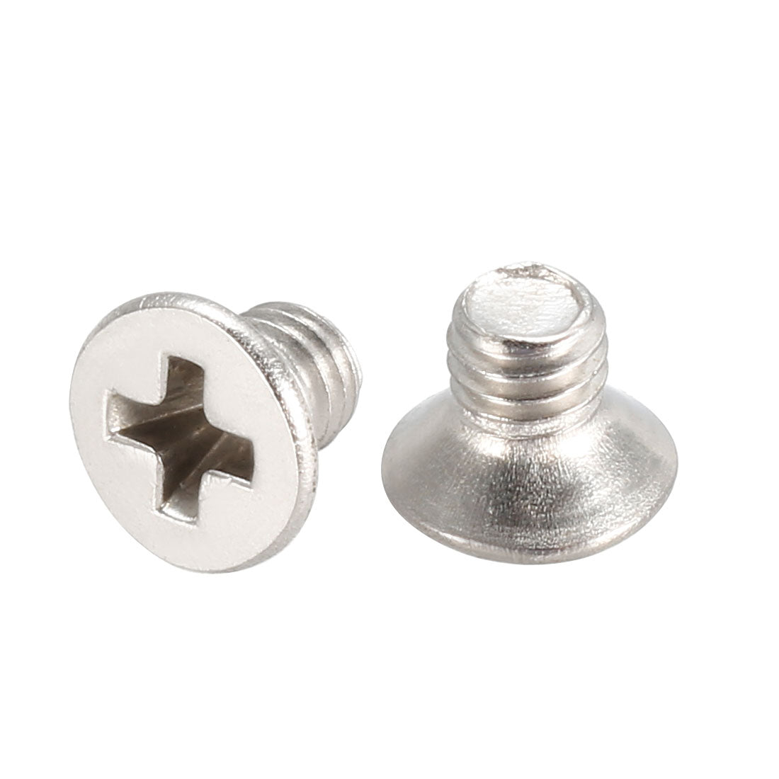 Uxcell 50pcs M3x4mm Stainless Steel Countersunk Flat Head Phillips Machine Screws Bolts | Harfington