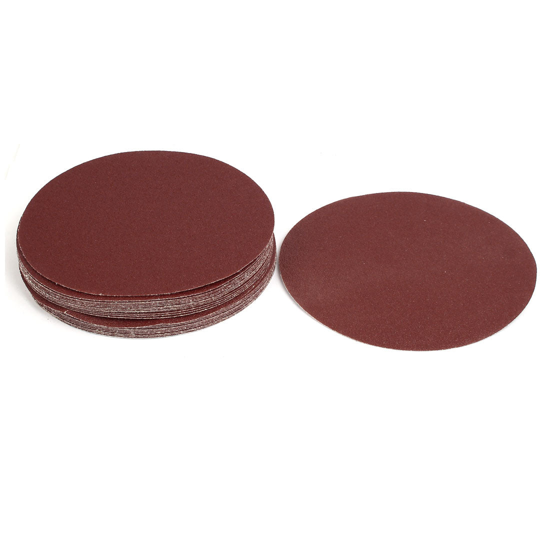Uxcell 80 Grit 7-inch Diameter Flocking Sandpaper Hook Loop Sanding ...