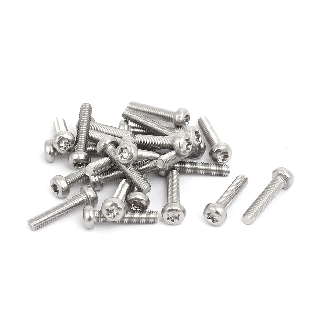 Uxcell M3x14mm 316 Stainless Steel Pan Head Torx Socket Cap Security ...