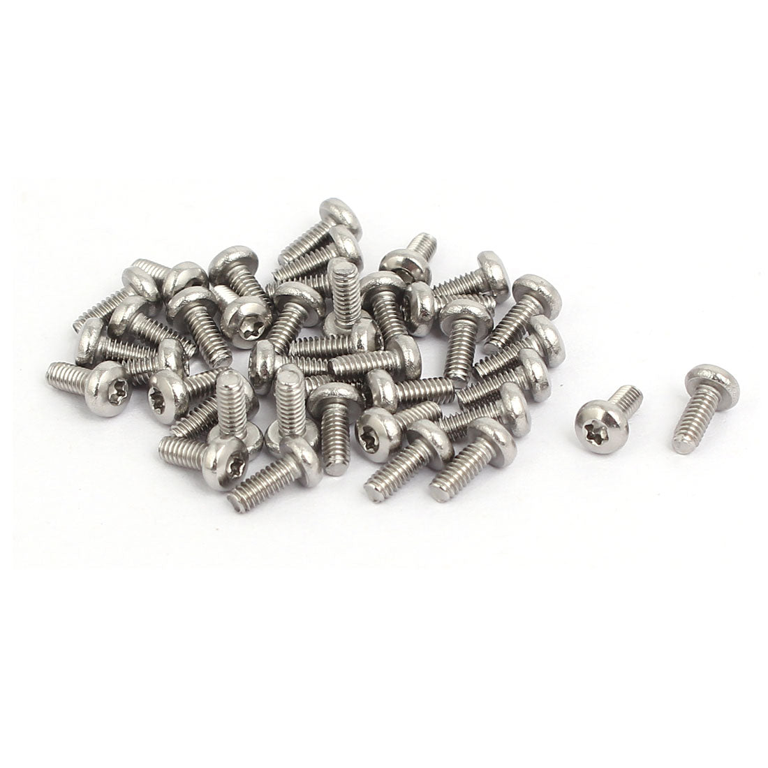 Uxcell M2 x 5mm 304 Stainless Steel Torx Pan Head Screws Bolts ...
