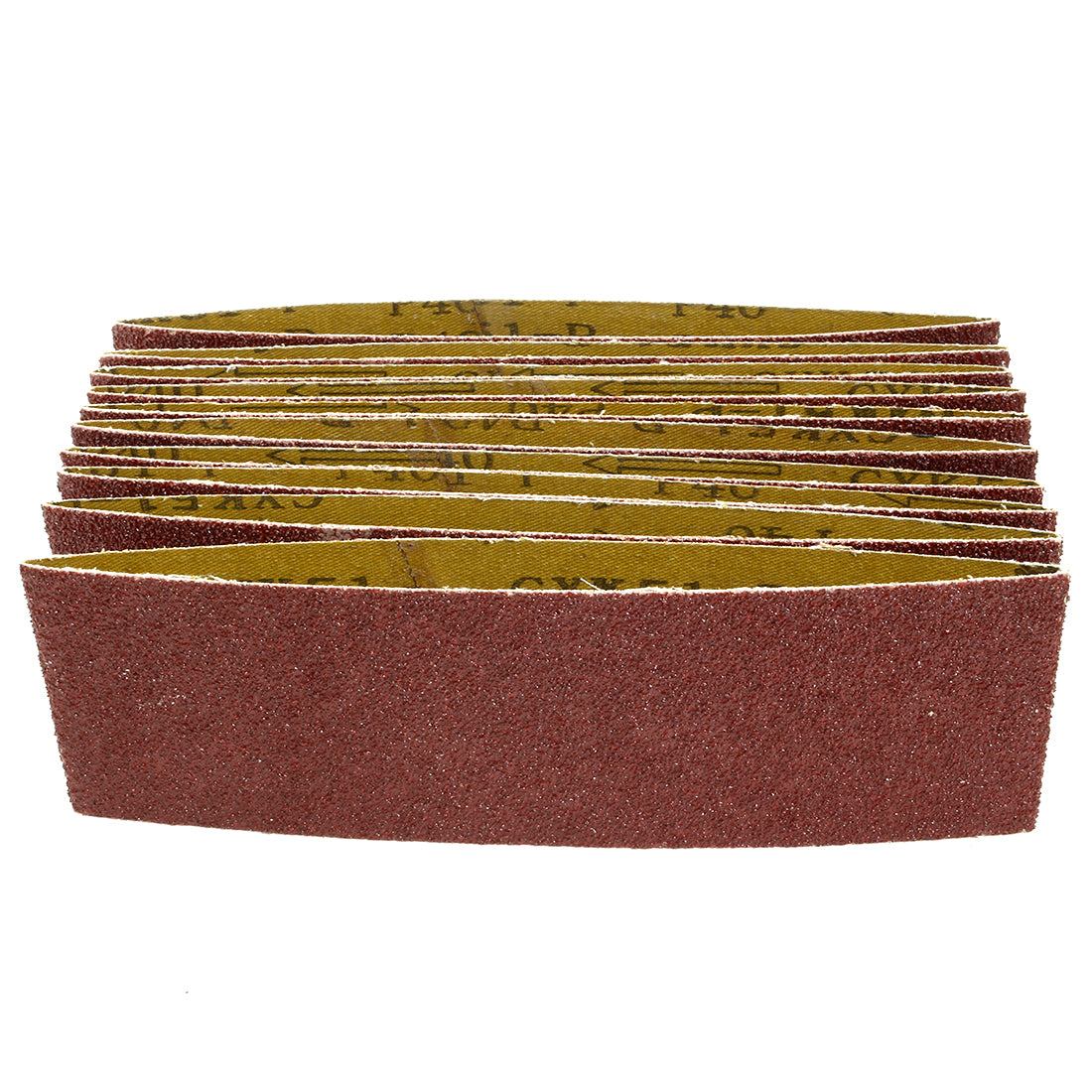 Uxcell 3-Inch x 18-Inch Aluminum Oxide Sanding Belt 40 Grits Lapped ...