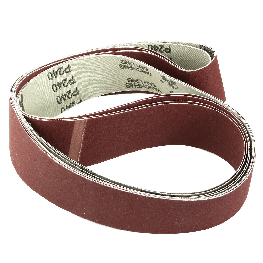 Uxcell 2-Inch x 72-Inch Aluminum Oxide Sanding Belt 240 Grits Lapped ...