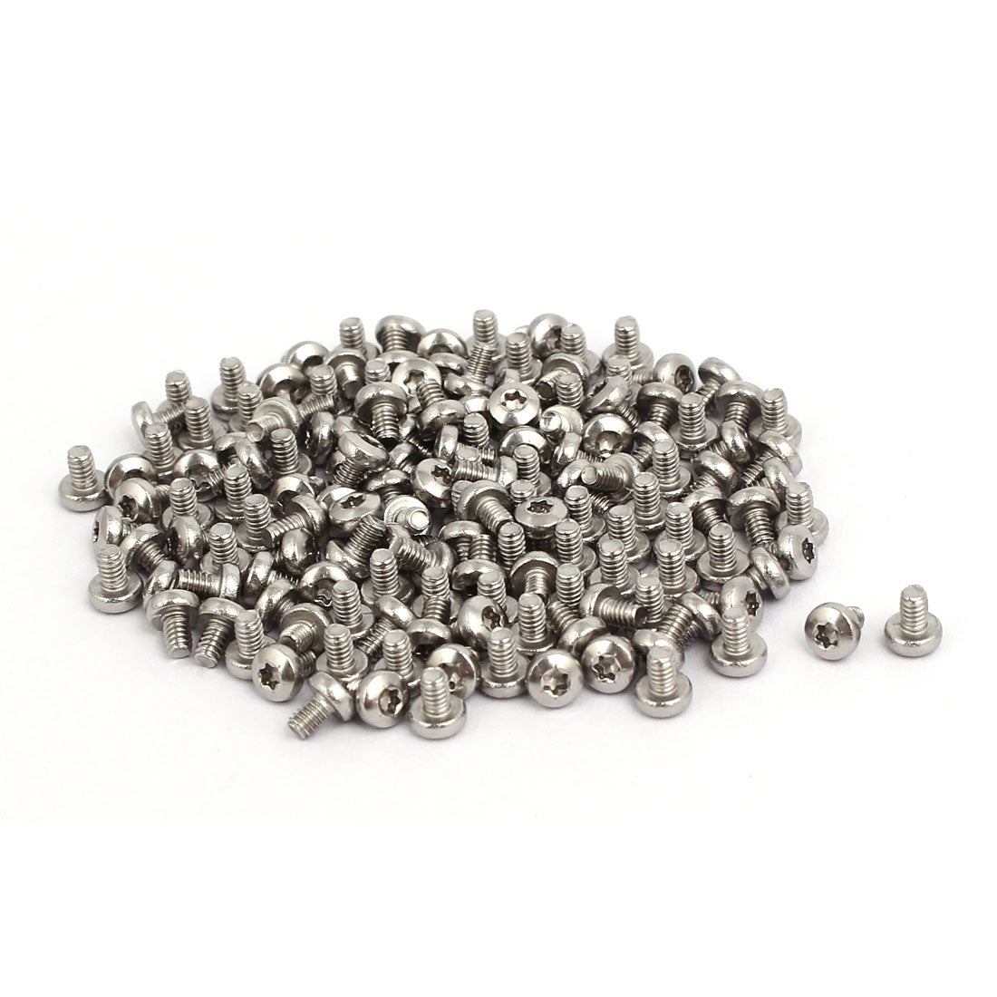 Uxcell M2x3mm 304 Stainless Steel Button Head Torx Screws Fasteners 150pcs | Harfington