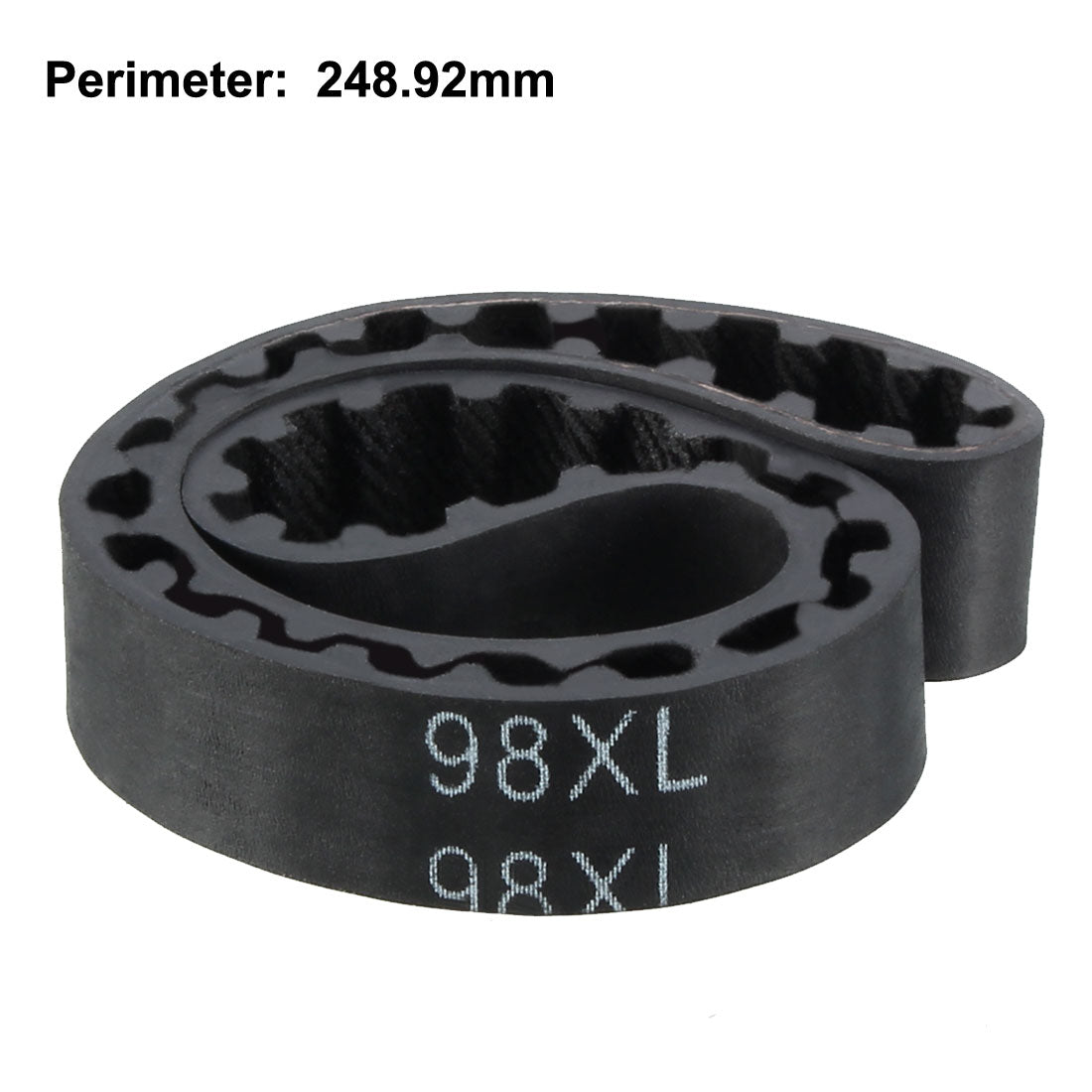 Uxcell 98XL 49 Teeth 10mm Wide 5.08mm Pitch Stepper Motor Rubber Timing ...