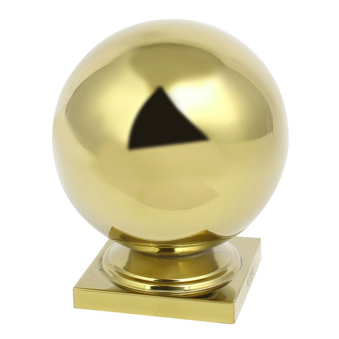 Uxcell 80mmx80mm Ball Top Cap 201 Stainless Steel Gold Tone for Stair ...