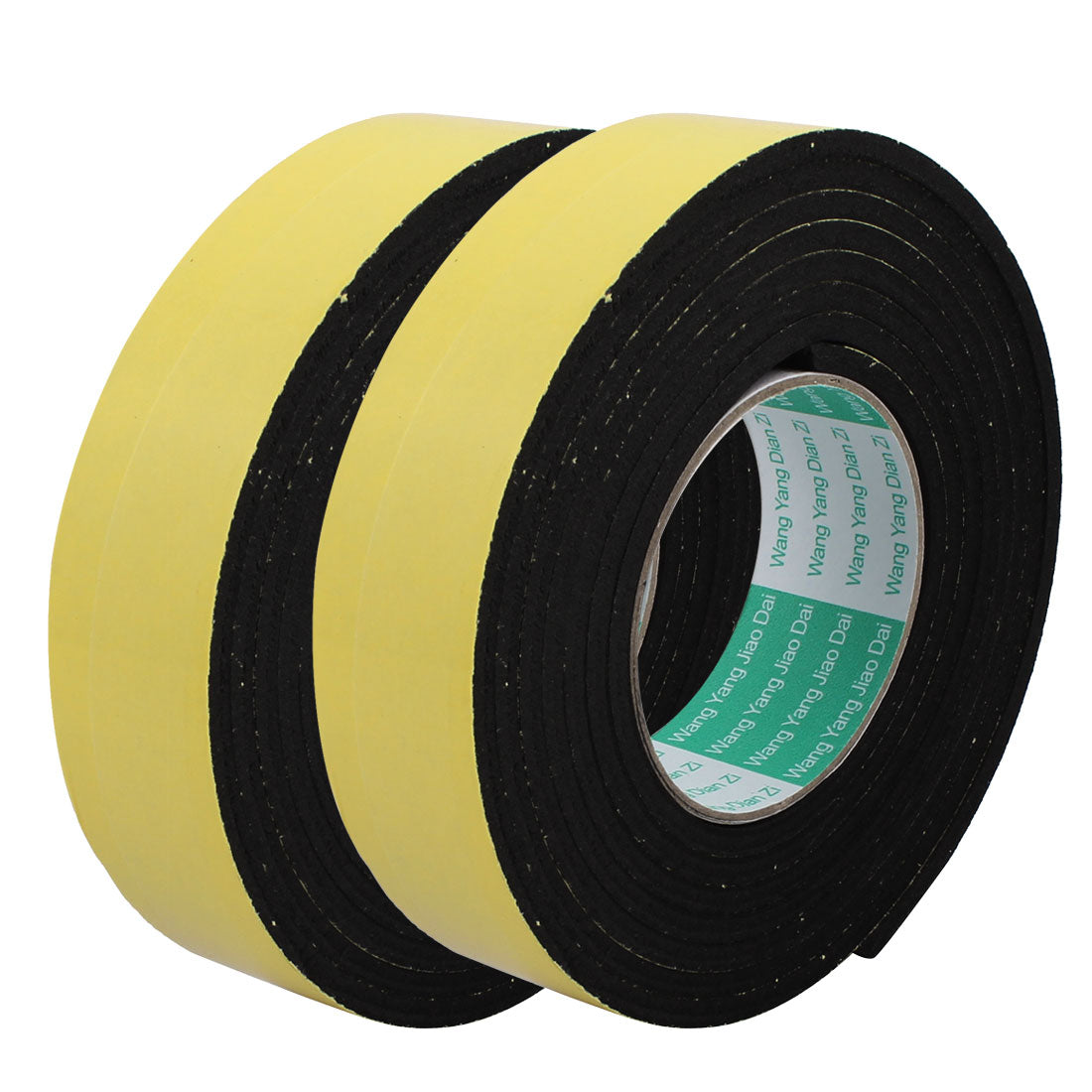 Uxcell 2Pcs 40mm Width 5mm Thickness Single Side Shockproof Sponge Foam ...