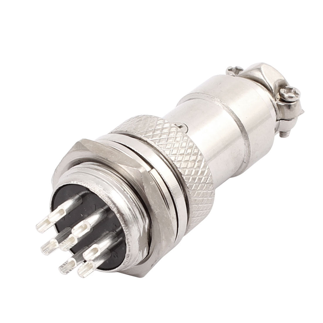 Uxcell GX16-8 AC 125V 4A 8P 16mm Thread Metal Panel Male Female Cable ...