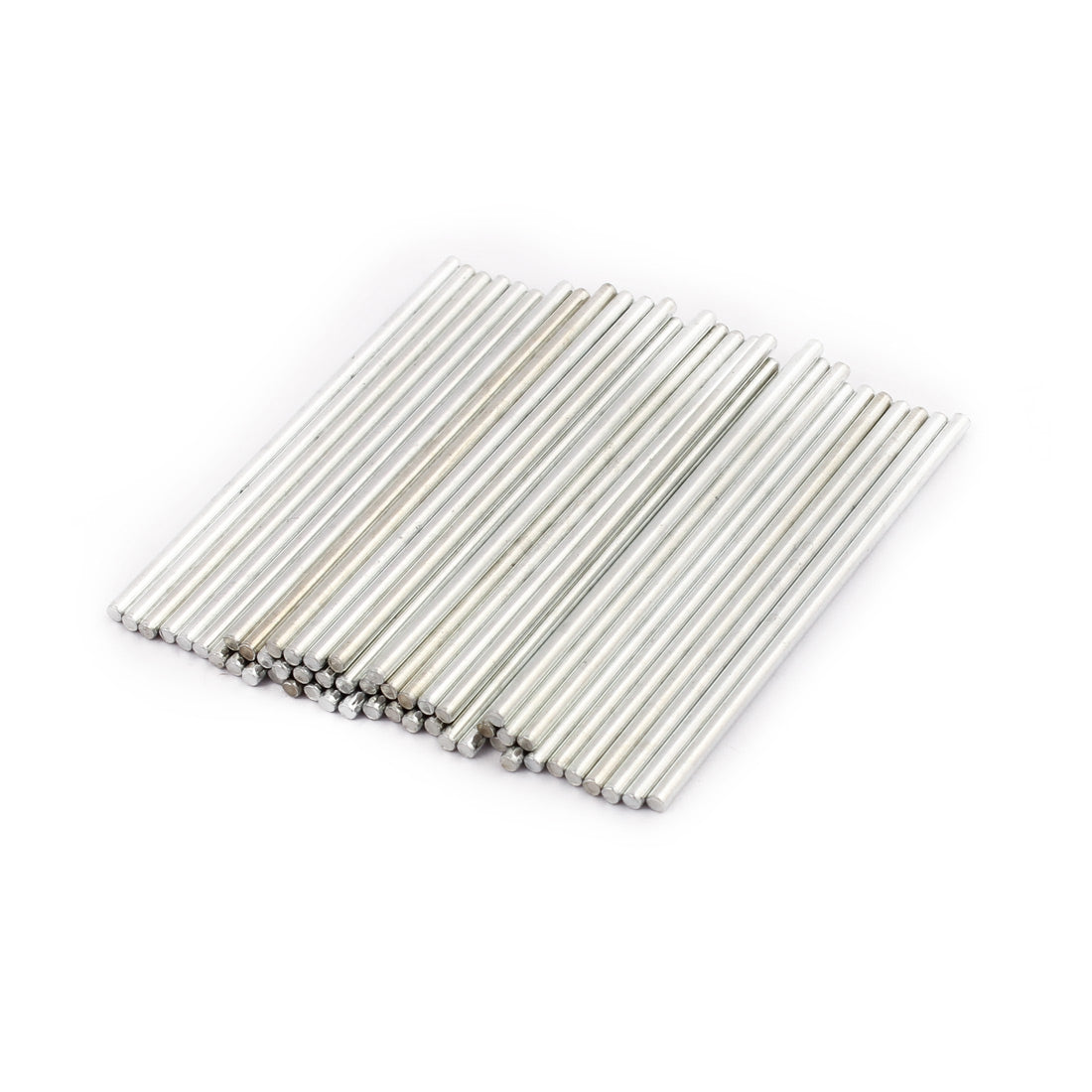Uxcell 50Pcs Round Shaft Solid Durable Steel Rods Axles 2mm x 60mm ...