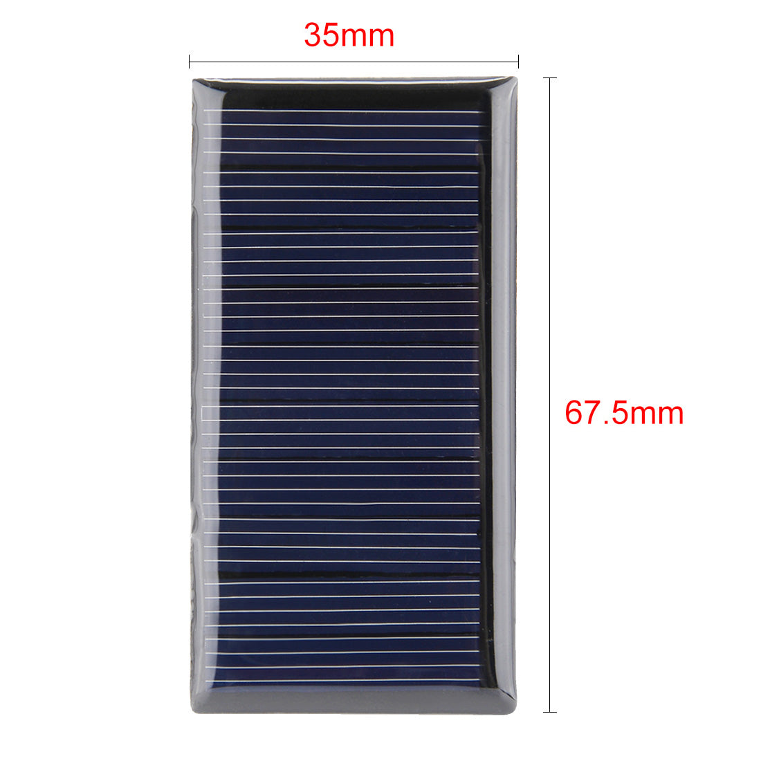 Uxcell 5Pcs 5V 60mA Poly Mini Solar Cell Panel Module DIY for Light ...