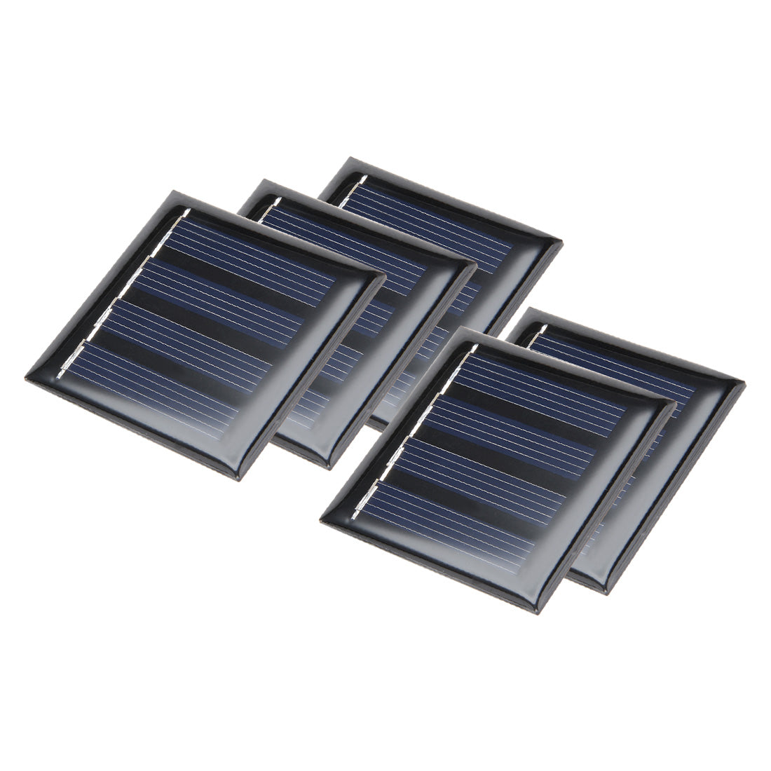 Uxcell 5Pcs 2V 80mA Poly Mini Solar Cell Panel Module DIY for Phone ...