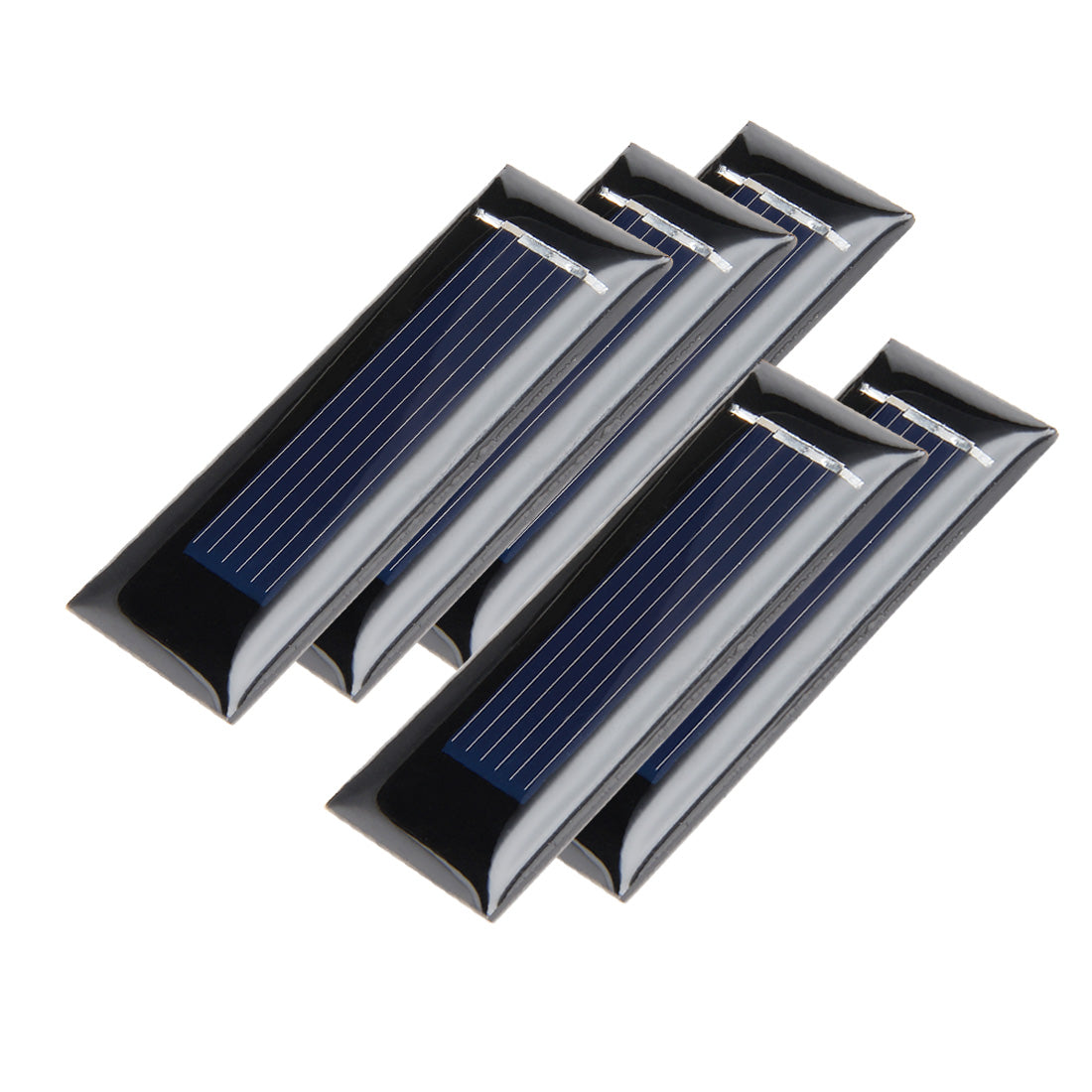 Uxcell 5Pcs 0.5V 100mA Poly Mini Solar Cell Panel Module DIY for Phone ...