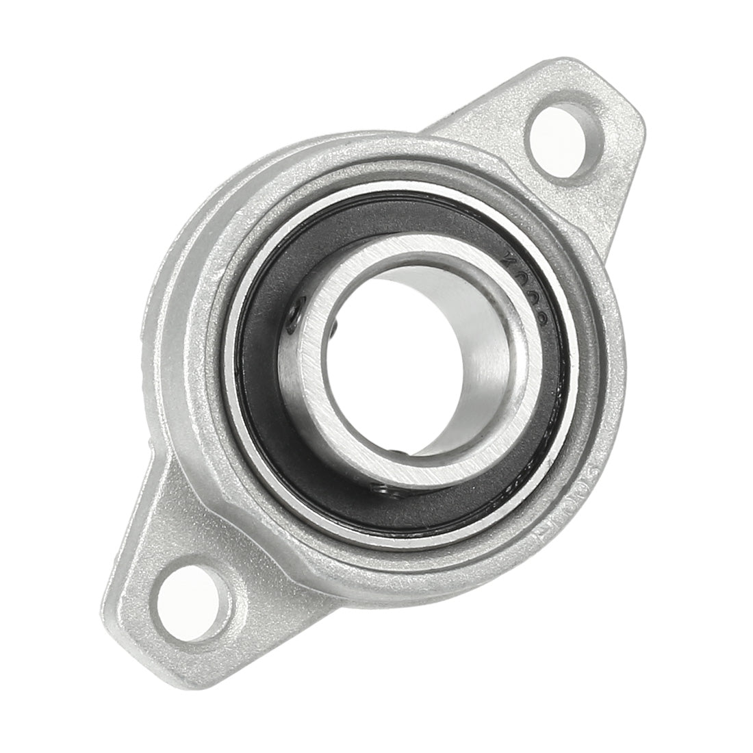 Uxcell 2pcs KFL003 17mm Bore, Zinc Alloy Pillow Block Flange Bearing ...
