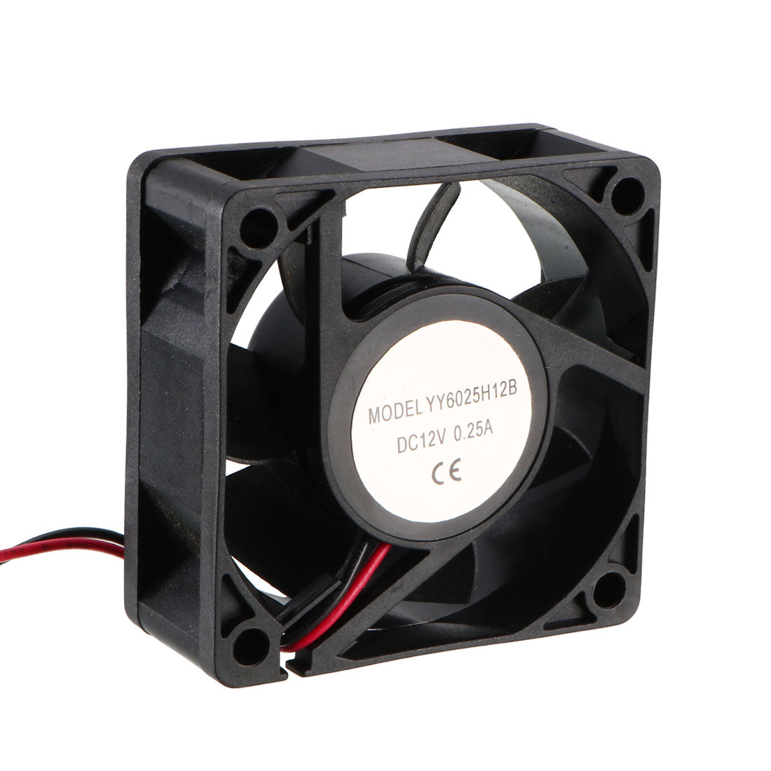 Uxcell 60mm x 60mm x 25mm 12V DC Cooling Fan Long Life Dual Ball ...