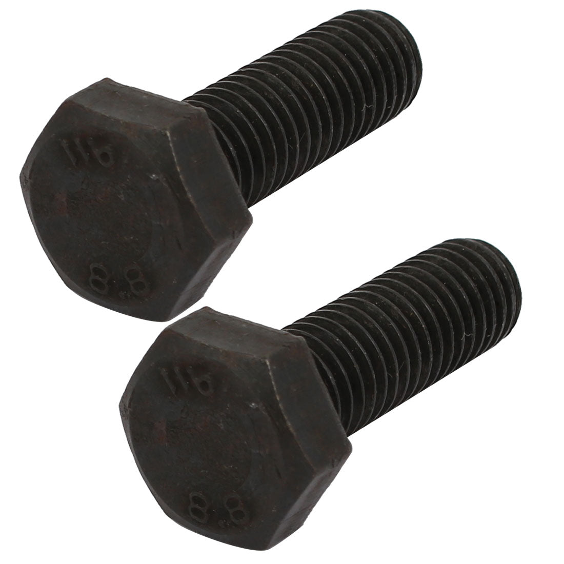 Uxcell 8.8 Grade M10x30mm Full Threaded Left Hand Thread Hex Head Bolt ...