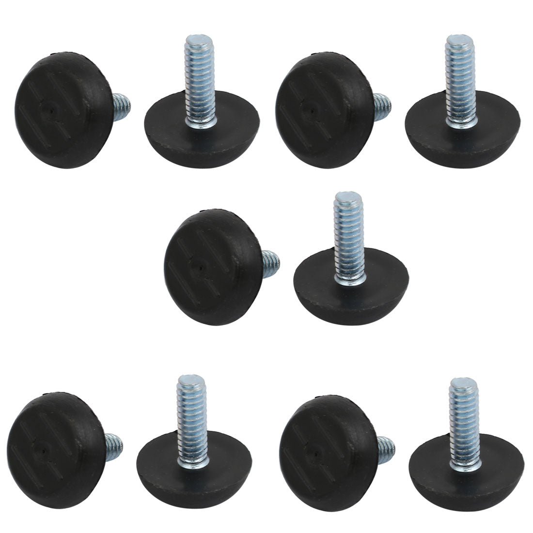 Uxcell 10pcs M6x20mm Thread Adjuster Screw On Furniture Glide Leveling ...