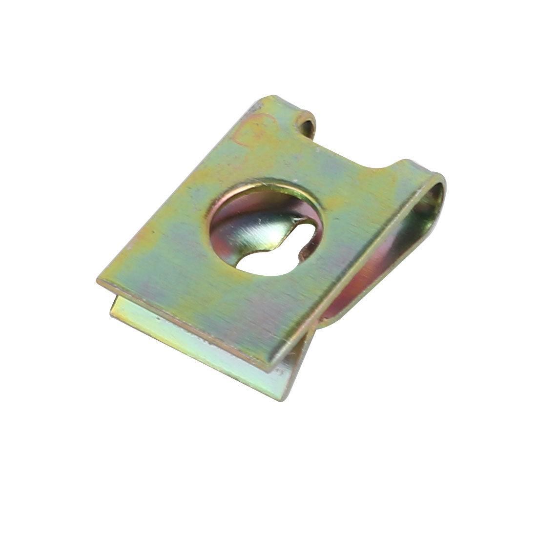 Uxcell 25pcs 65Mn Steel Speed Fastener U Nut Brass Tone for M5 Screw ...