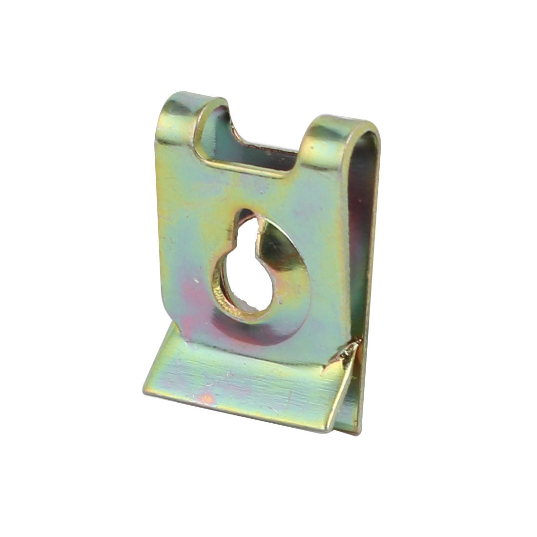 Uxcell 25pcs 65Mn Steel Speed Fastener U Nut Brass Tone for M5 Screw ...