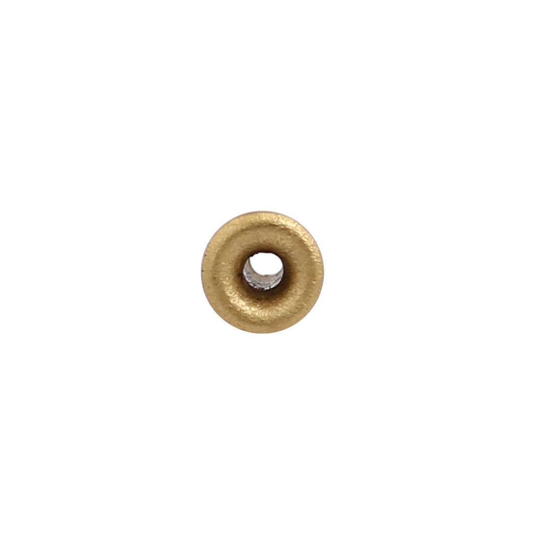Uxcell 1000pcs M1.5x4mm Brass Plated Metal Hollow Eyelets Rivets Gold ...