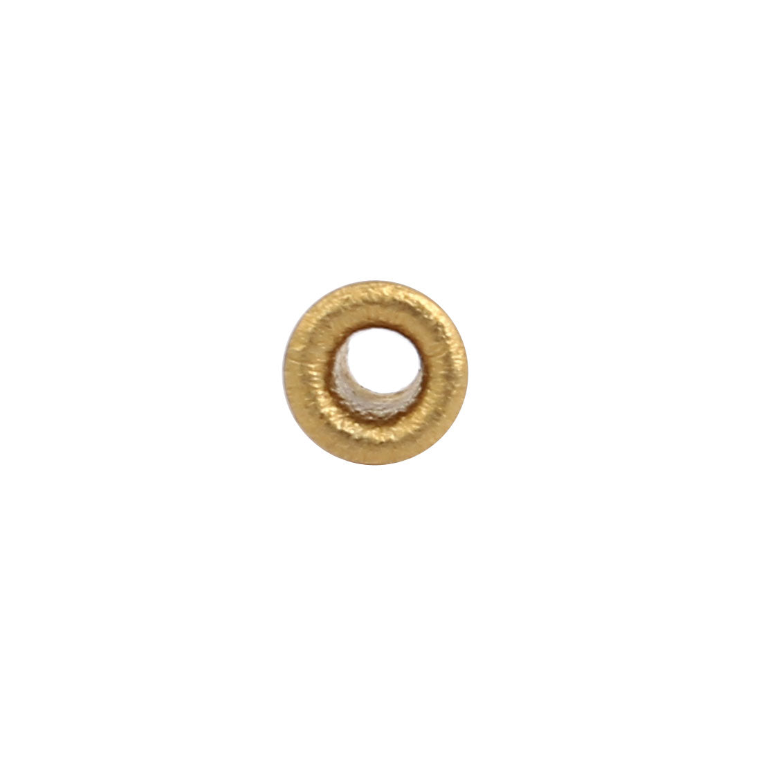 Uxcell 500pcs M2.3 x 3mm Brass Plated Metal Hollow Eyelets Rivets Gold ...
