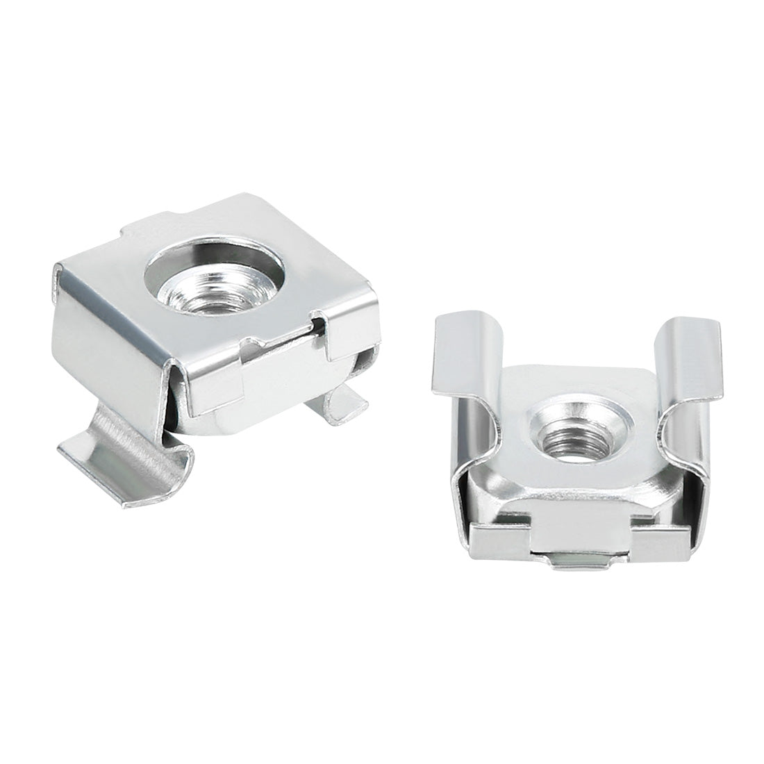 Uxcell 35 Pack, M4 Cage Nut, Carbon Steel Zinc Plated for Server Shelf ...