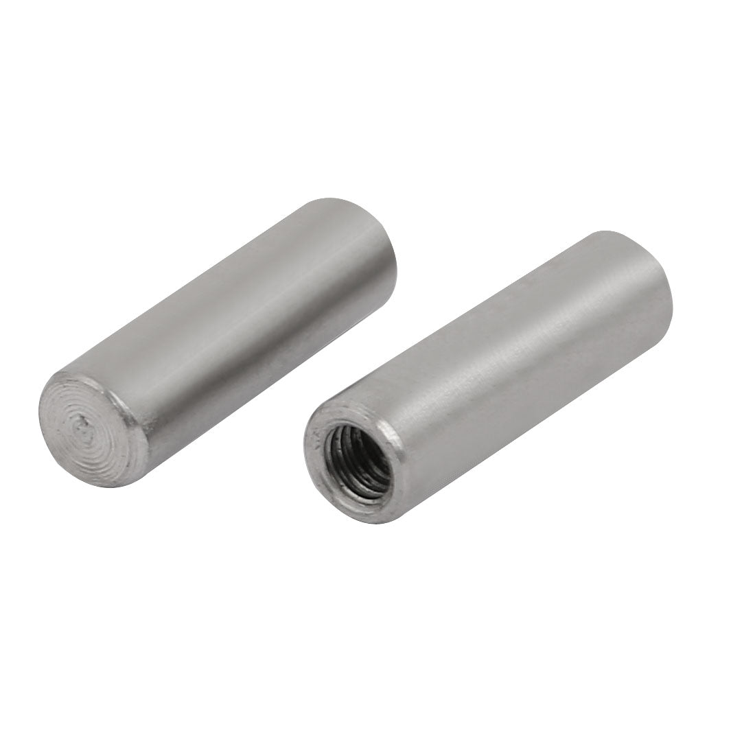 Uxcell 304 Stainless Steel M4 Female Thread 6mm x 20mm Cylindrical ...