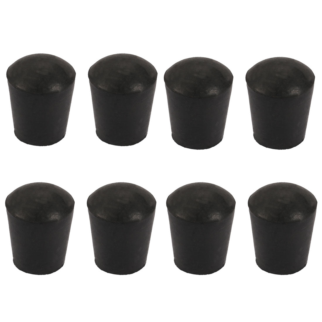 Uxcell 8Pcs Furniture Table Chair Round Rubber Leg Tip Cap 16mm Inner ...