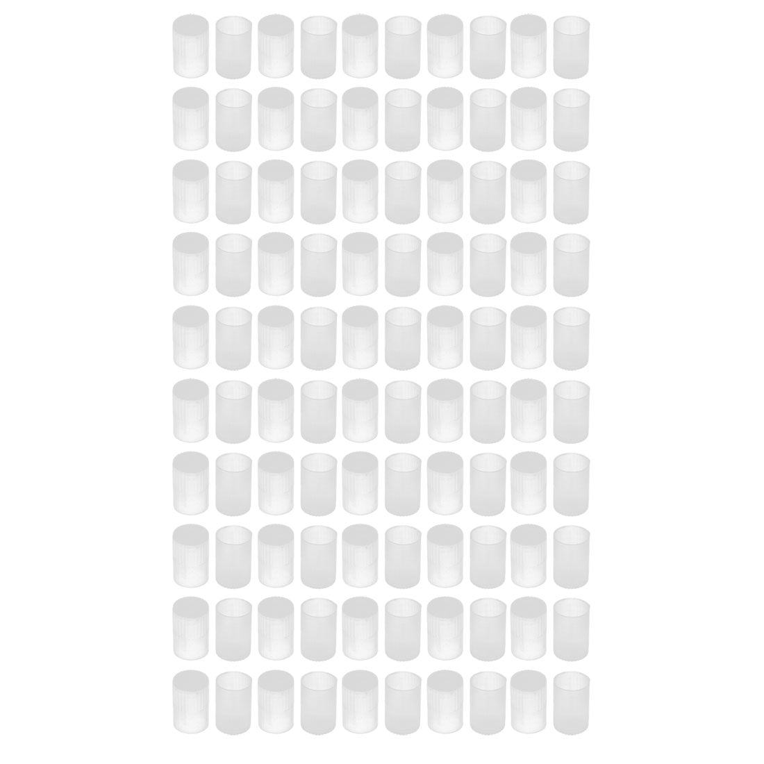 Uxcell 100Pcs 10mm Inner Dia PE Plastic End Cap Bolt Thread Protector ...