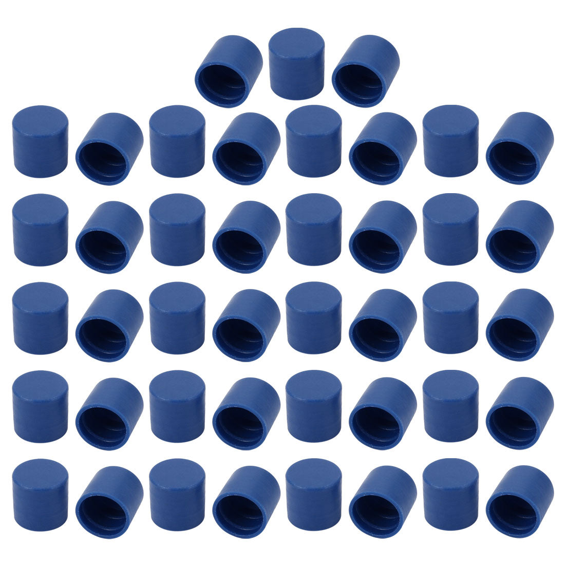 Uxcell 43pcs 10mm Inner Dia PE Plastic End Cap Bolt Thread Protector ...