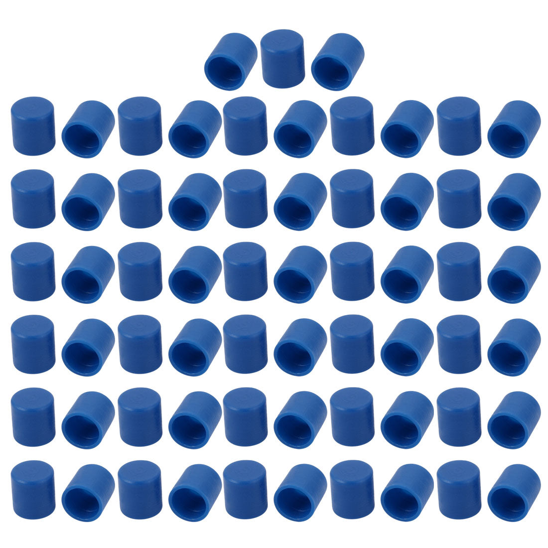 Uxcell 63pcs 8mm Inner Dia PE Plastic End Cap Bolt Thread Protector ...
