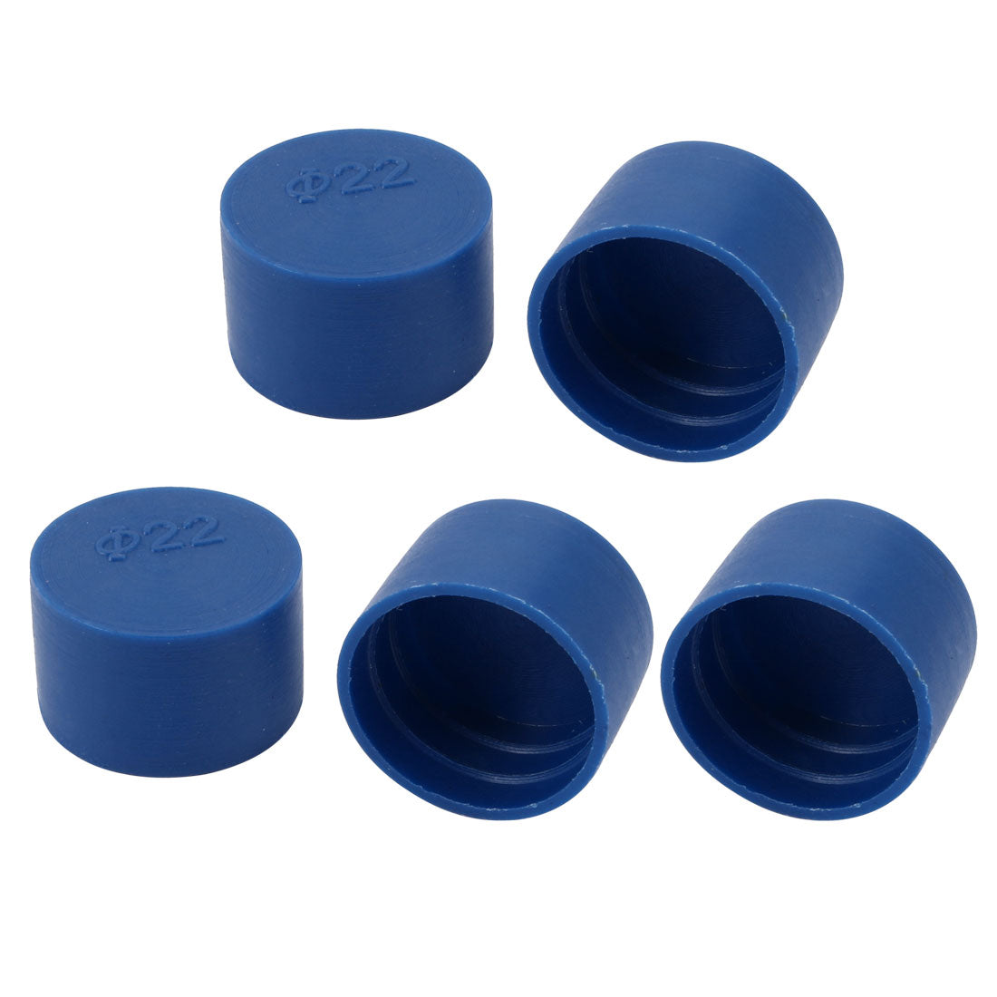 Uxcell 5pcs 22mm Inner Dia PE Plastic End Cap Bolt Thread Protector ...
