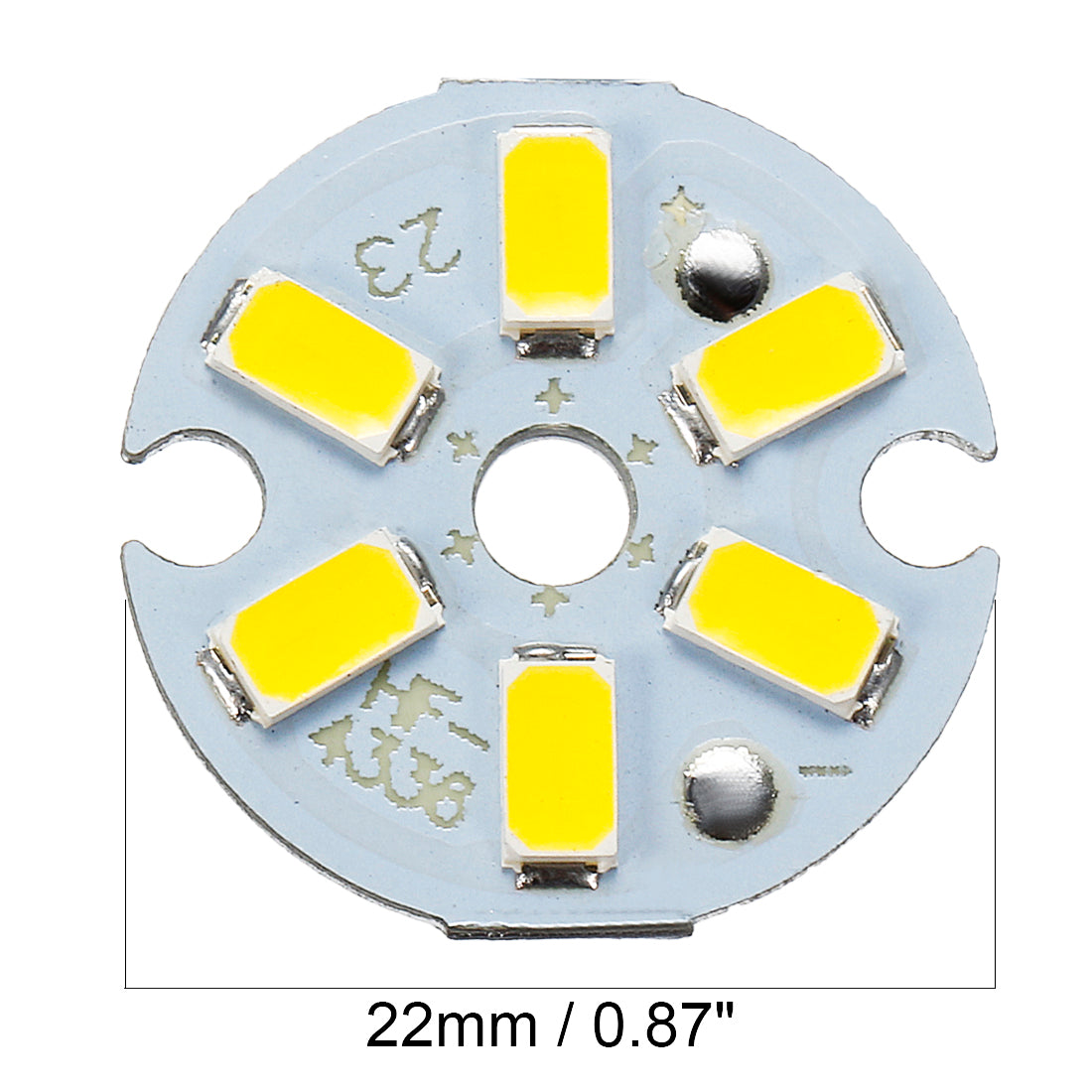 Uxcell 300mA 3W LED Chip Bulb Surface Mounted Devices Light Beads Warm ...