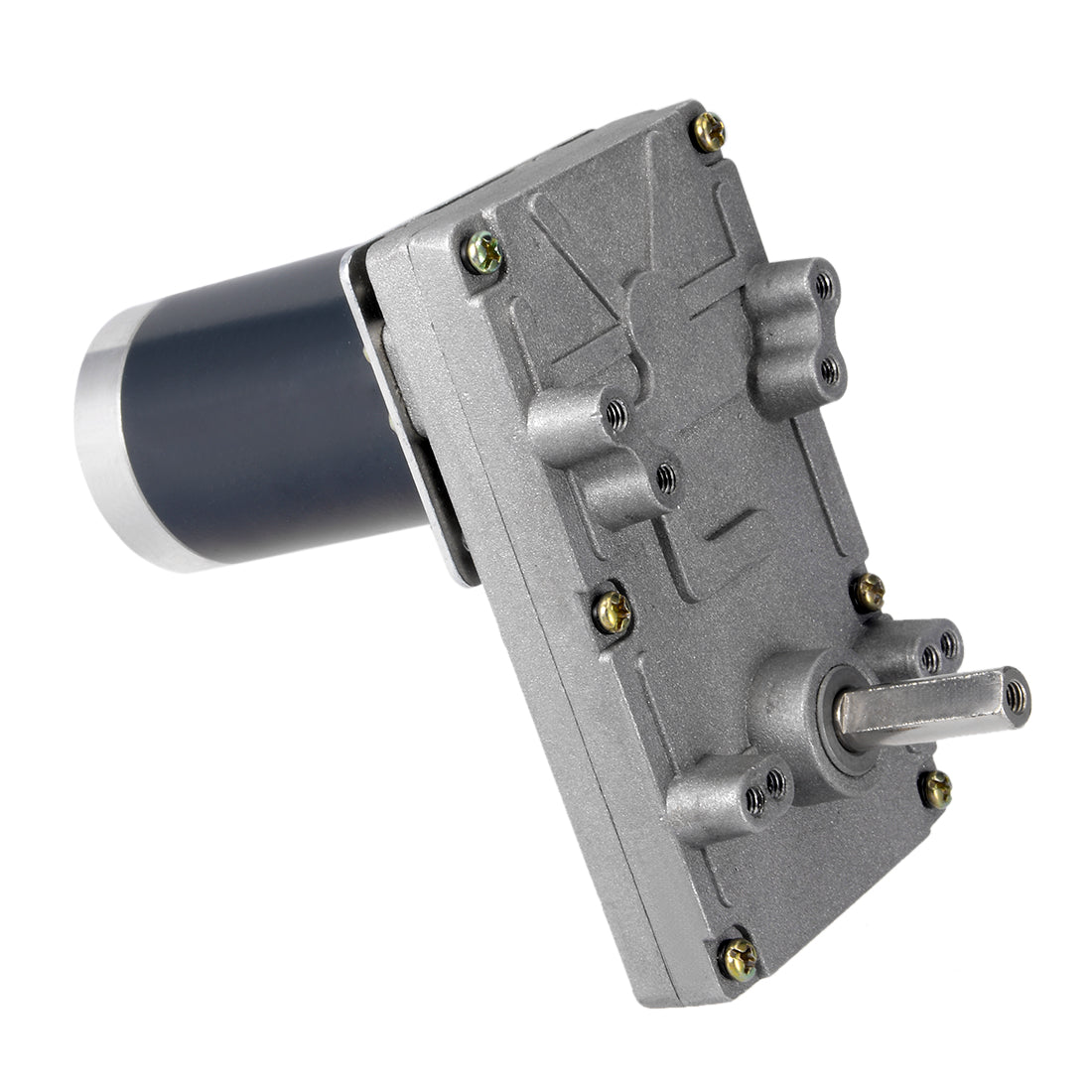 Uxcell 24V DC 70 RPM Gear Motor High Torque Electric Reduction Gearbox ...