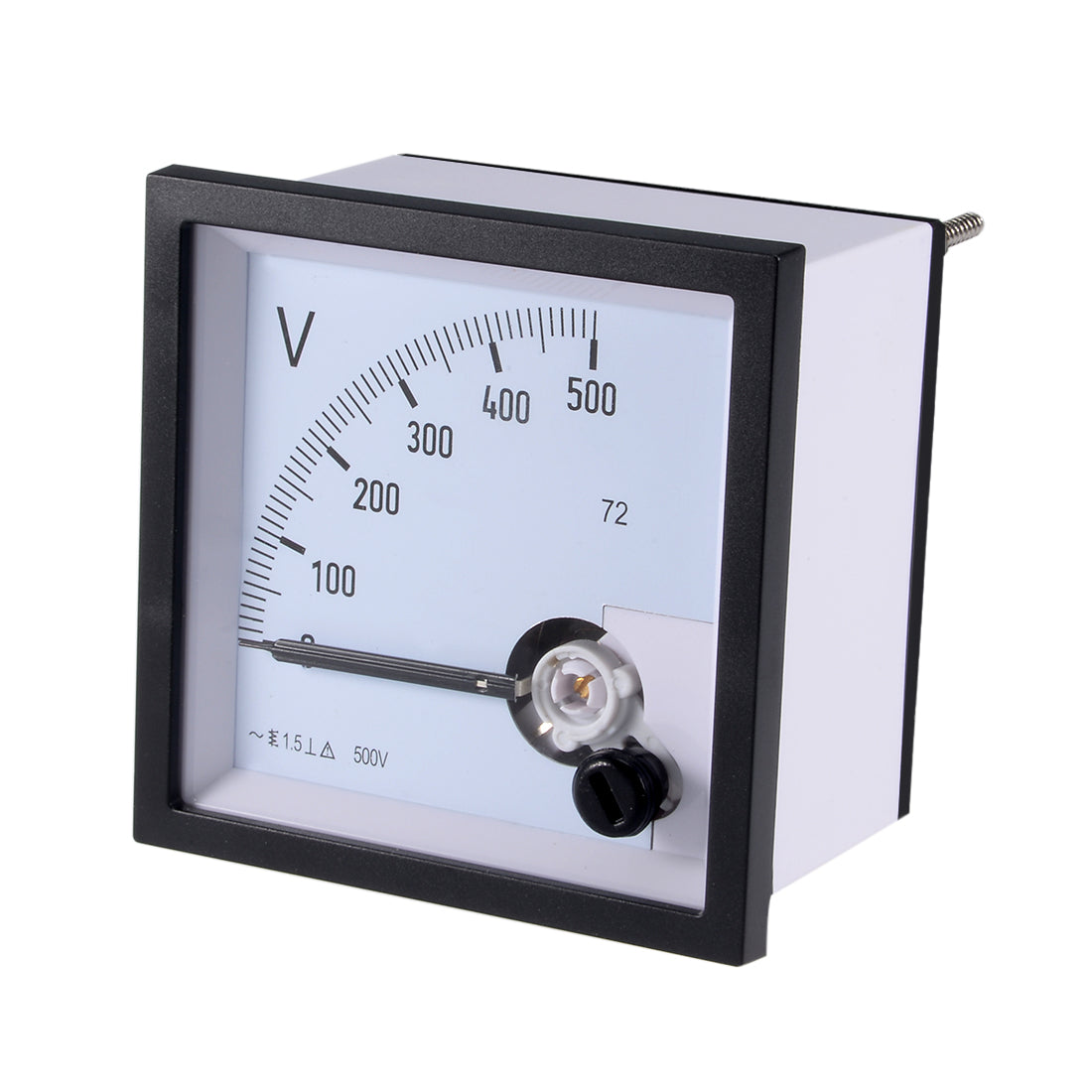 Uxcell AC 0-500V Analog Panel Voltage Gauge Volt Meter 72 1.5% Error ...