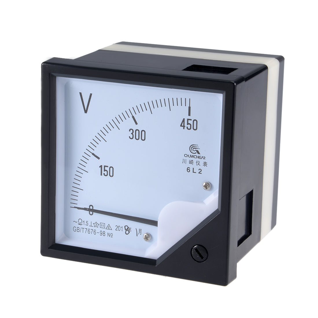 Uxcell AC 0-450V Analog Panel Voltage Gauge Volt Meter 6L2 1.5% Error ...